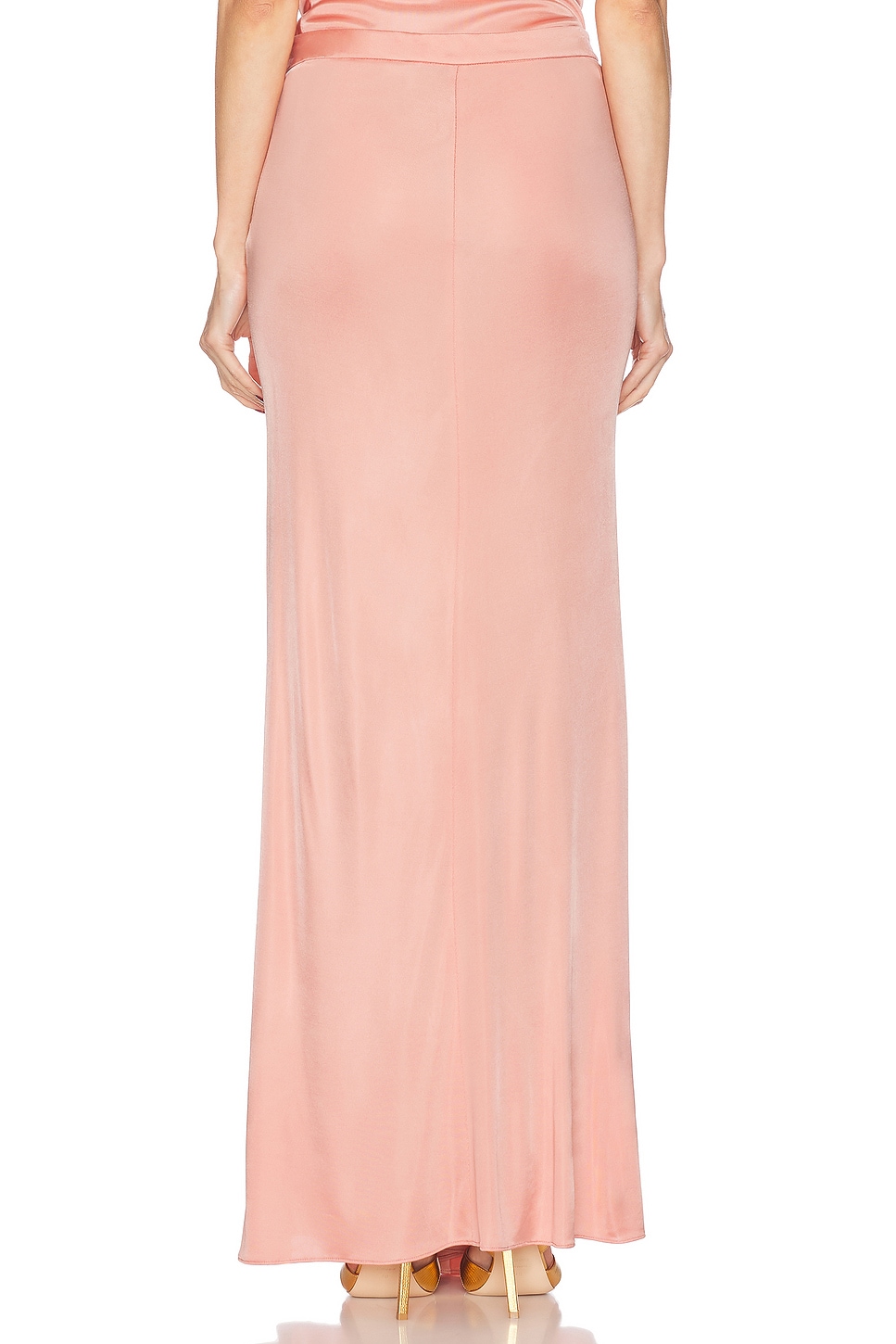 TOM FORD TOM FORD Textured Lustrous Long Skirt